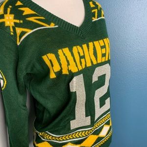 NFL | Sweaters | Green Bay Packers Aaron Rodgers 2 Vneck Sweater | Poshmark